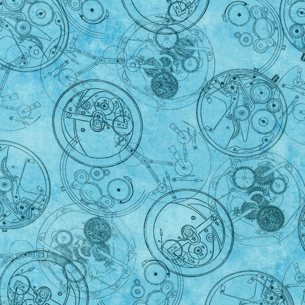 Instruments of the Hours Blue – The Quilter's Crossing